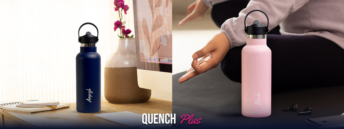Quench Sipper Water Bottle – Leakproof, BPA-Free & Personalized
