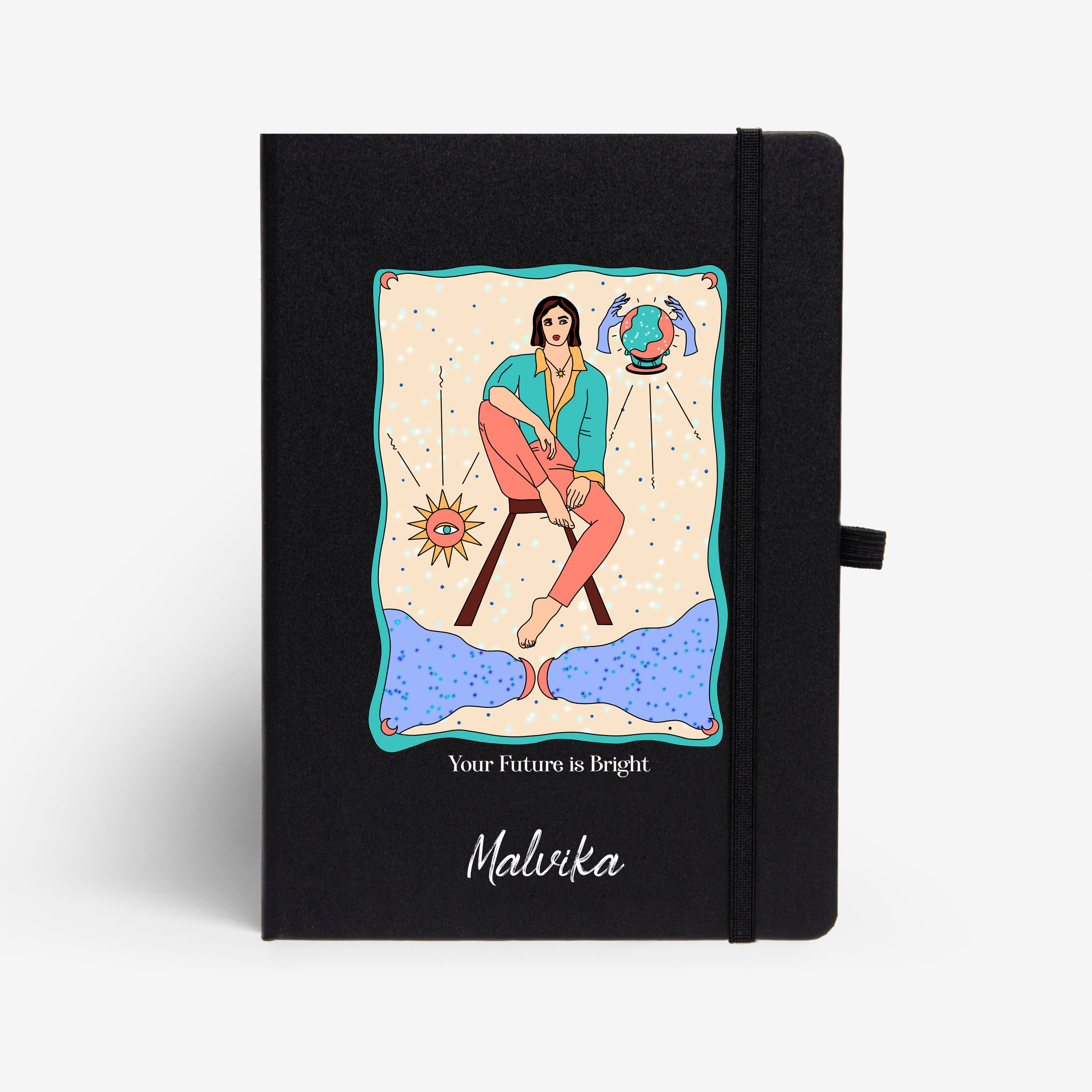 Personalised Hardbound Notebook - Future is Bright