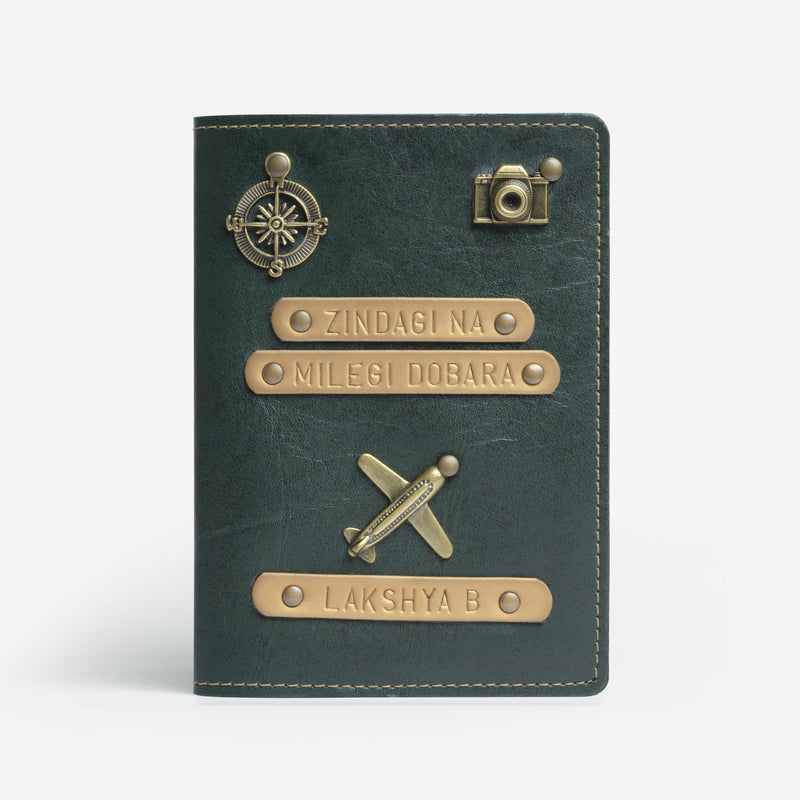 Customized Passport Cover, Leather Passport Wallet - The Messy Corner